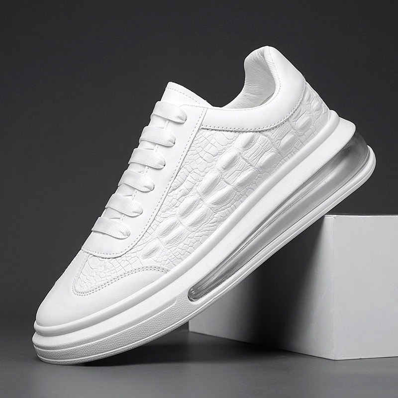 Jual 2021 Pria Sepatu Putih Papan Platform Sepatu Tren Udara Bantal ...