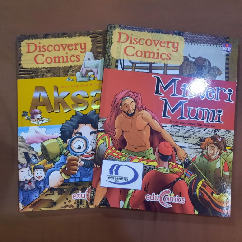 Jual buku komik discovery comics aksara dan misteri mumi edu comics bip ...