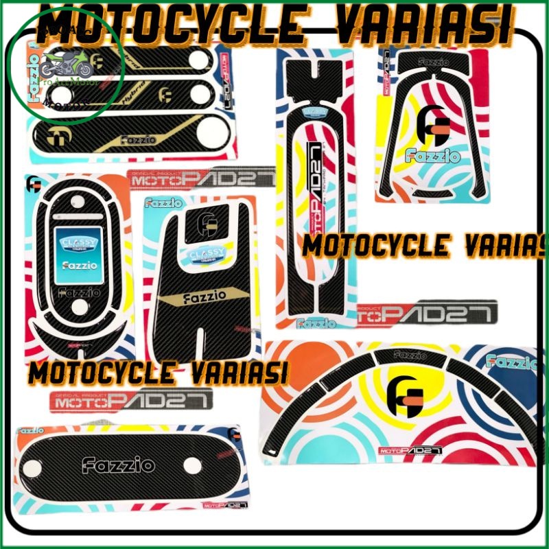 Jual Stiker Fazzio Sticker Fazzio Fullset Carbon edition Stiker Resin ...