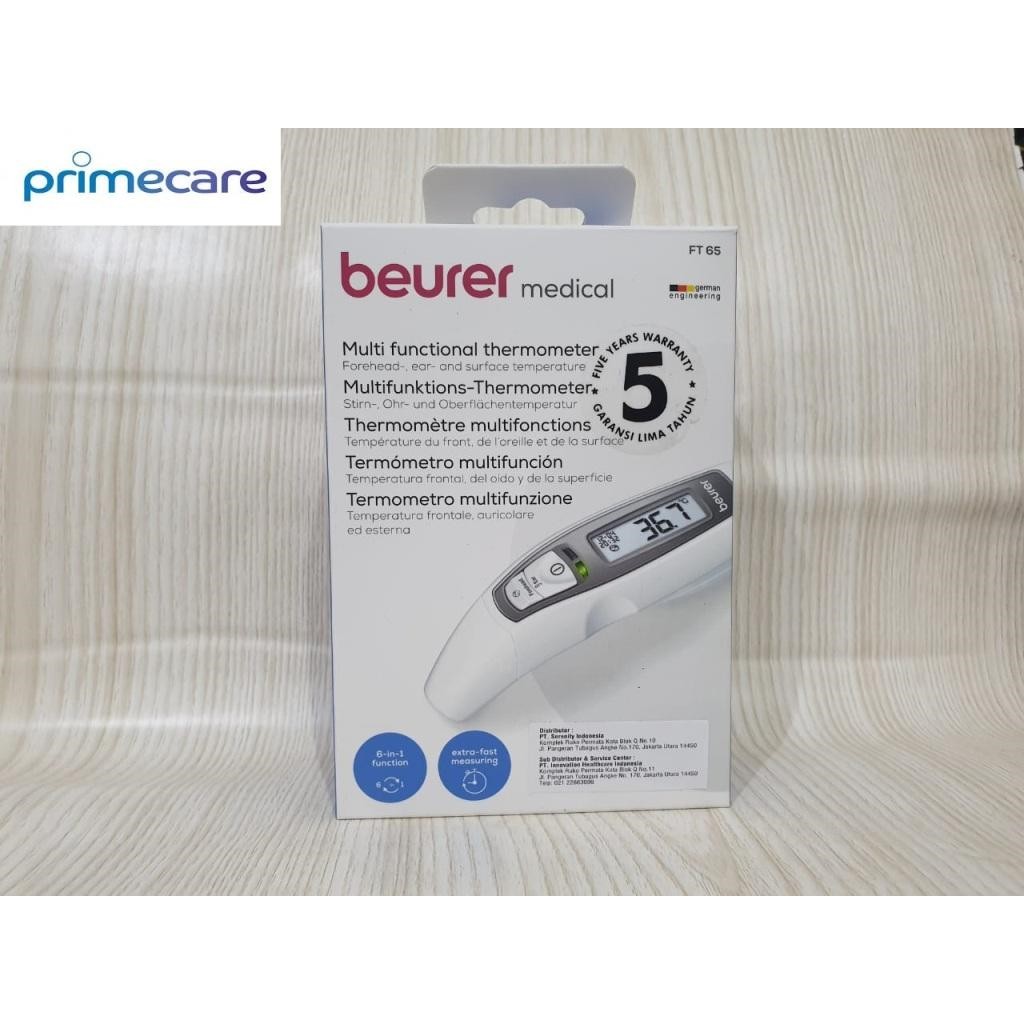 Jual Termometer Digital Multifungsi / Beurer FT65 / Termometer Dahi dan Telinga / Termometer 6 ...