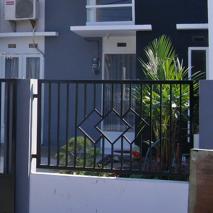 Jual pagar besi minimalis / besi hitam / COD | Shopee Indonesia