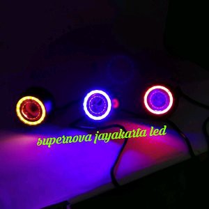 Jual Lampu Tembak Sorot LED CREE Bulat Mini Projector AE DE Spion Motor ...