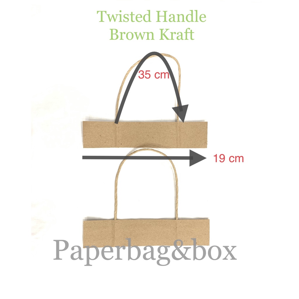 Jual Paperbag Twisted Handle, Tali Kepang Kertas, Tali Kertas Kraft isi ...