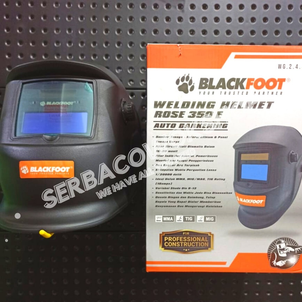 Jual Blackfoot Kedok Las Helm Welding Glass Helm Las Otomatis Auto ...