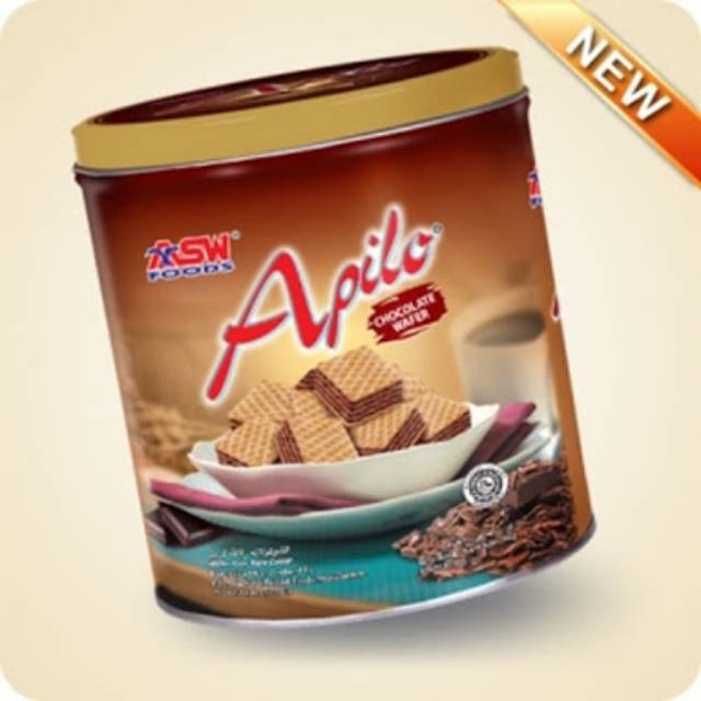 Jual ASW Apilo Wafer Kaleng 325 Gr | Shopee Indonesia