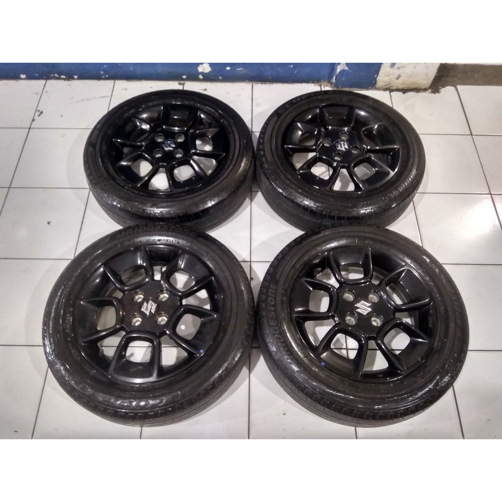 Jual velg mobil model ignis ring 15x5 pcd 4x100 plus ban seken murah ...