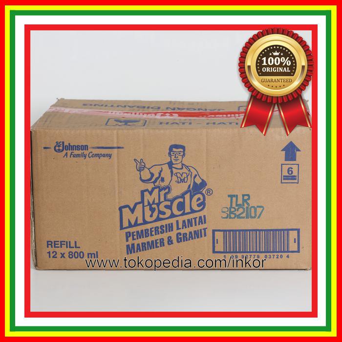 Jual Mr Muscle Pembersih Lantai Marmer & Granit Pouch 800Ml | Shopee ...
