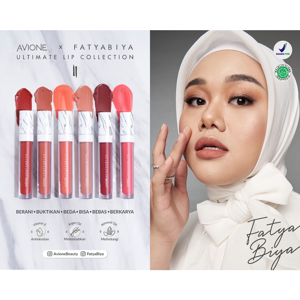 Jual AVIONE x FATYA BIYA - Liquified Longwear Lipstick / Afterglow Lip ...