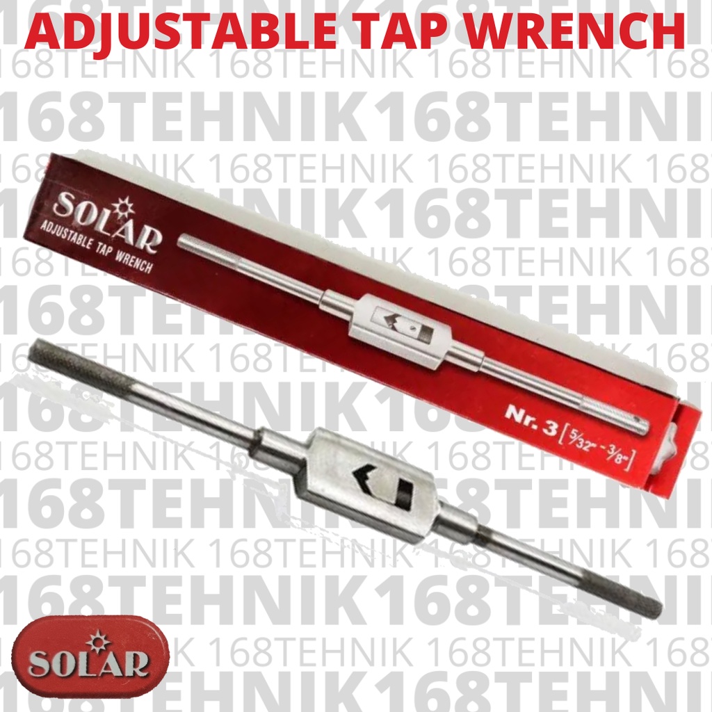 Jual GAGANG HAND TAP M6-M20 - ADJUST TAP WRENCH TAP HANDLE 1/4"-3/4 ...
