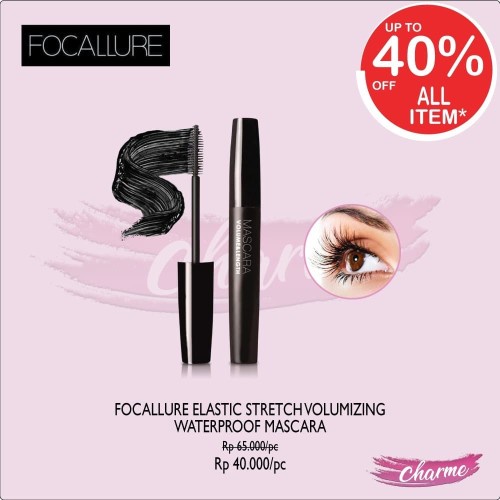 Jual (READY & ORI!) Focallure Volume & Length Waterproof Mascara ...