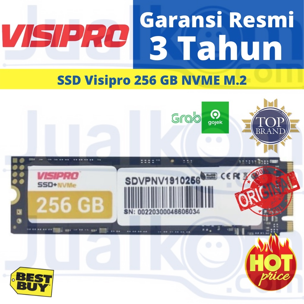 Jual SSD M.2 NVMe VISIPRO 256GB | Shopee Indonesia