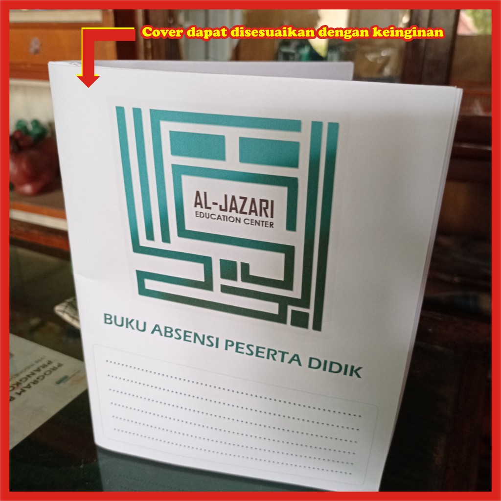 Jual Buku Absen Siswa Custom/Kustom/Editable Cover - Isi 28 Halaman ...
