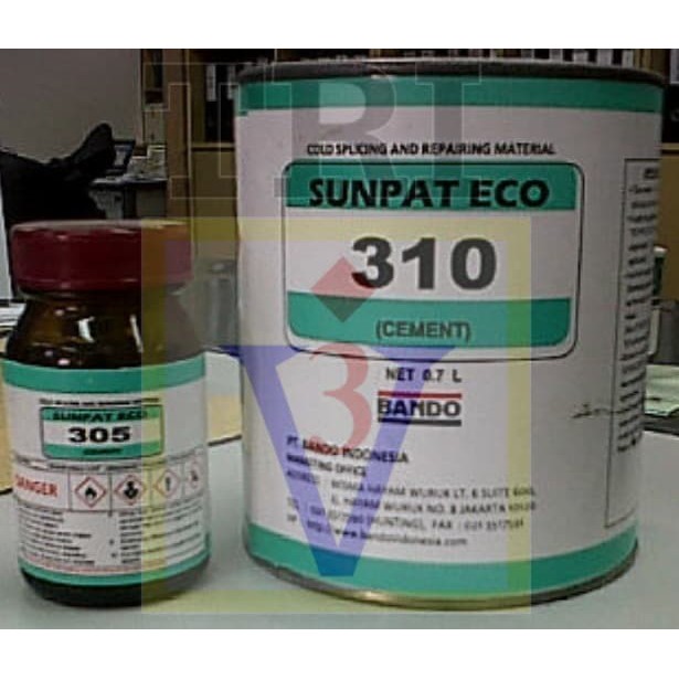 Jual Unik sunpat eco 310 bando hardener 305,lem karet conveyor ...