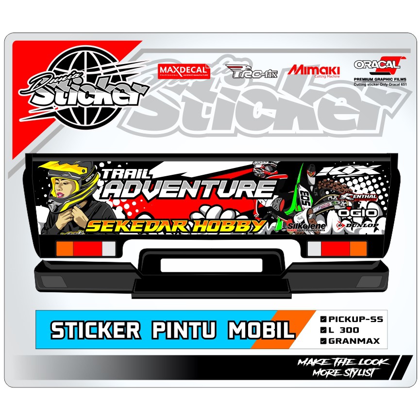 Jual Sticker pintu Mobil PICK UP L300 SS GRAND MAX Stiker Pintu ...