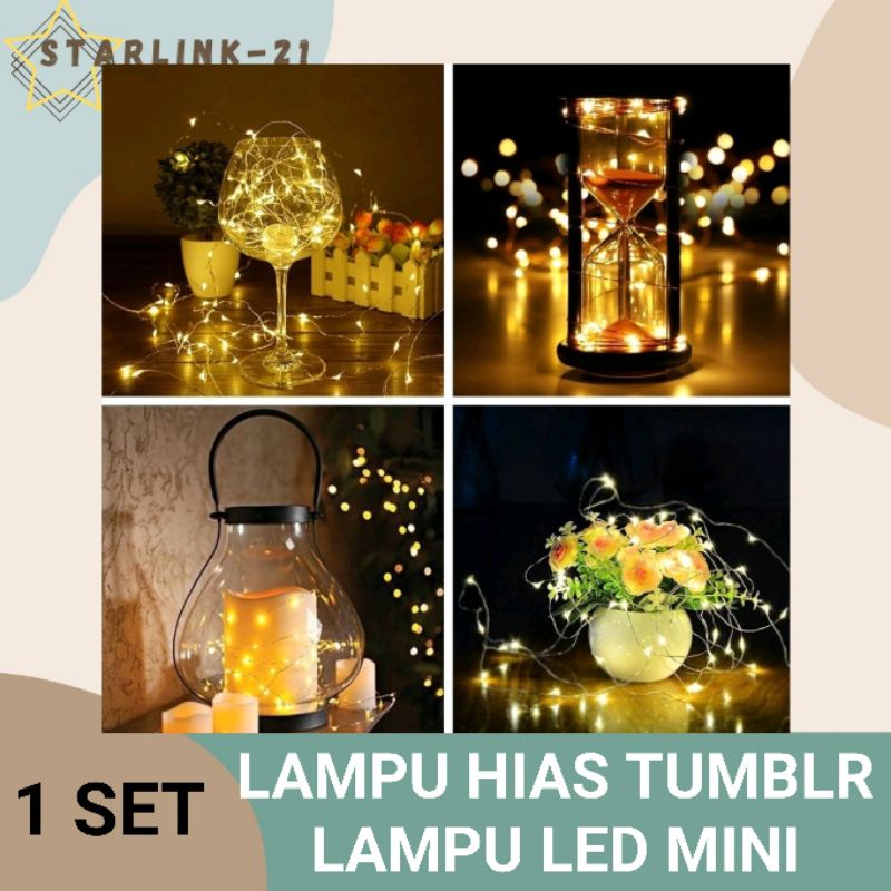 Jual LAMPU HIAS LED TUMBLR | Lampu LED Mini | Lampu Hias Kado /Kue ...
