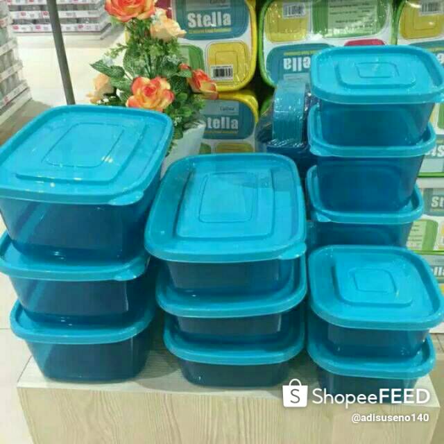 Jual Calista Container Stella 12 PCS Food Container 12 PCS - kotak ...
