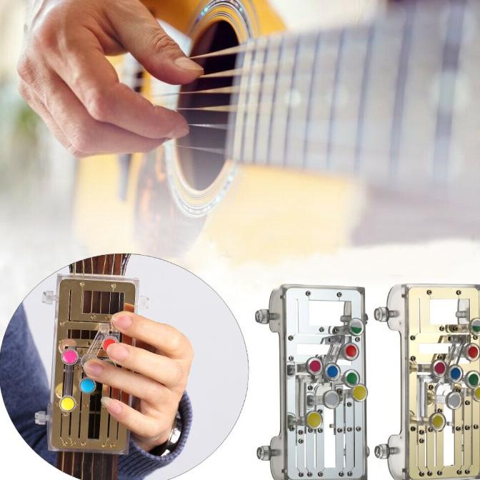 Jual 6 Alat Bantu Belajar Chord Gitar Universal Portabel Tahan Lama ...