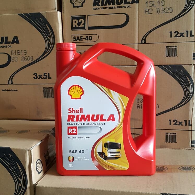 Jual Oli Shell Rimula R2 Diesel SAE 40 Galon 5 Liter | Shopee Indonesia