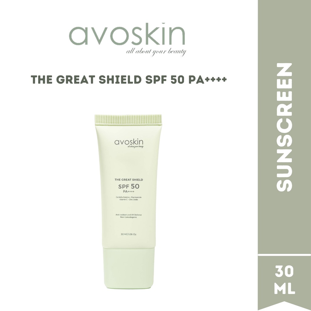 Jual AVOSKIN The Great Shield Suncreen SPF 50 PA++++ | Shopee Indonesia