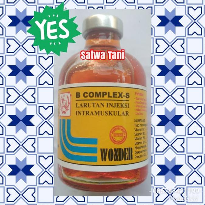 Jual Populer] B-Complex-S Wonder (Vitamin B-Complex Super 50 Ml ...