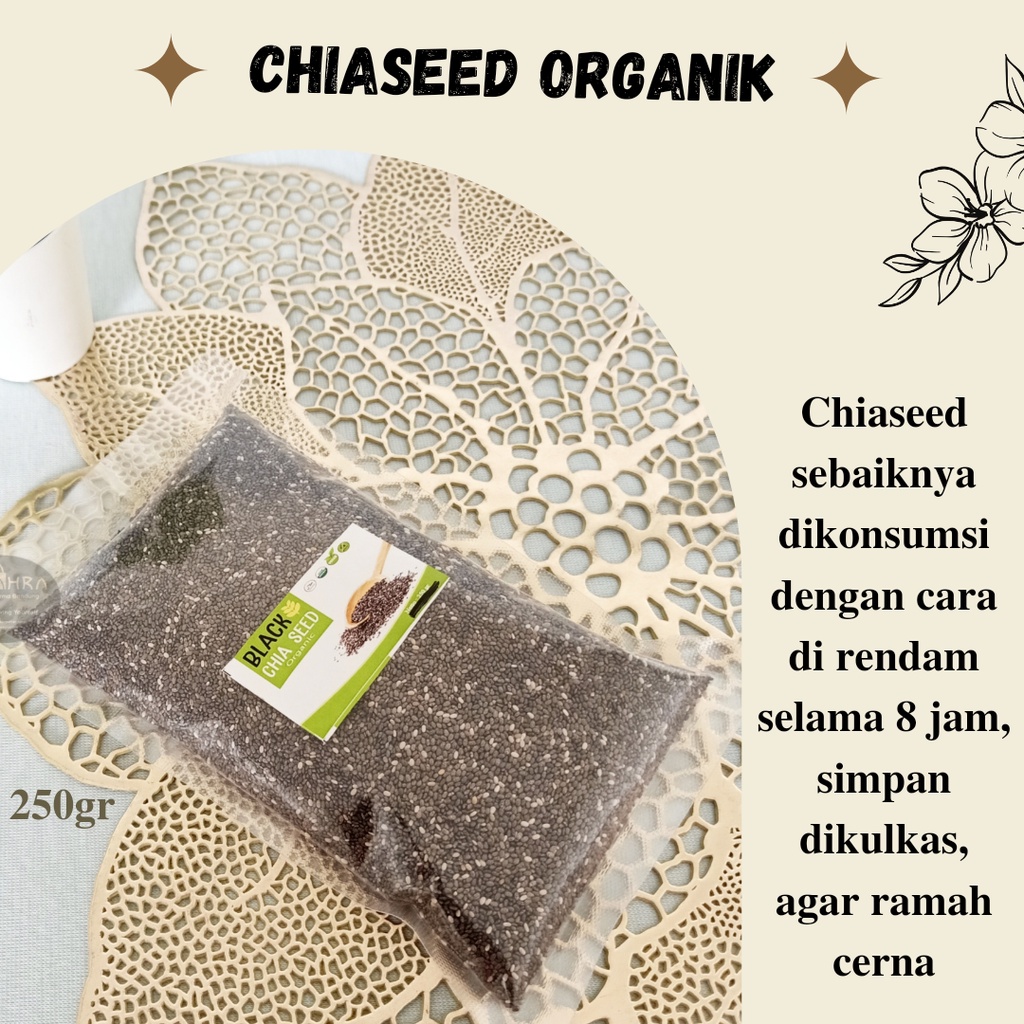 Jual Chia Seed Organic 250 gr Premium Biji Chia Original Mexico ...
