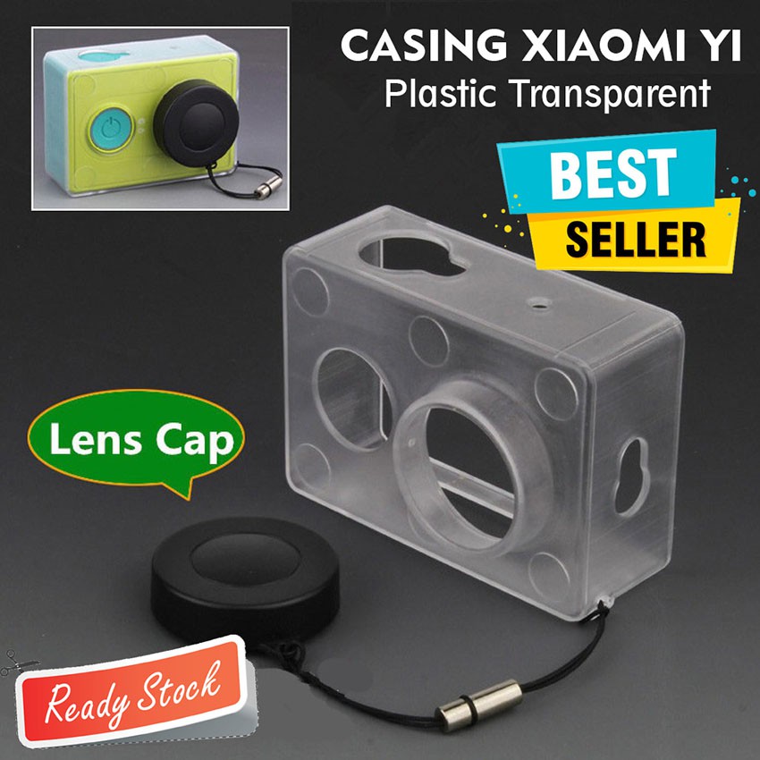 Jual Casing Xiaomi Yi Cover Transparent Plastic Protective Case Housing ...