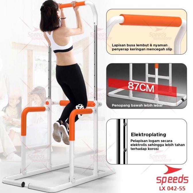 Jual Speeds Power Tower Pull Up Bar Chin Up Bar Hanging Bar 042-55 ...