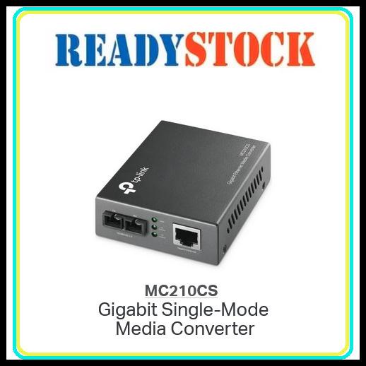 Jual Tplink Tl- Mc210Cs Gigabit Single-Mode Media Converter | Shopee ...