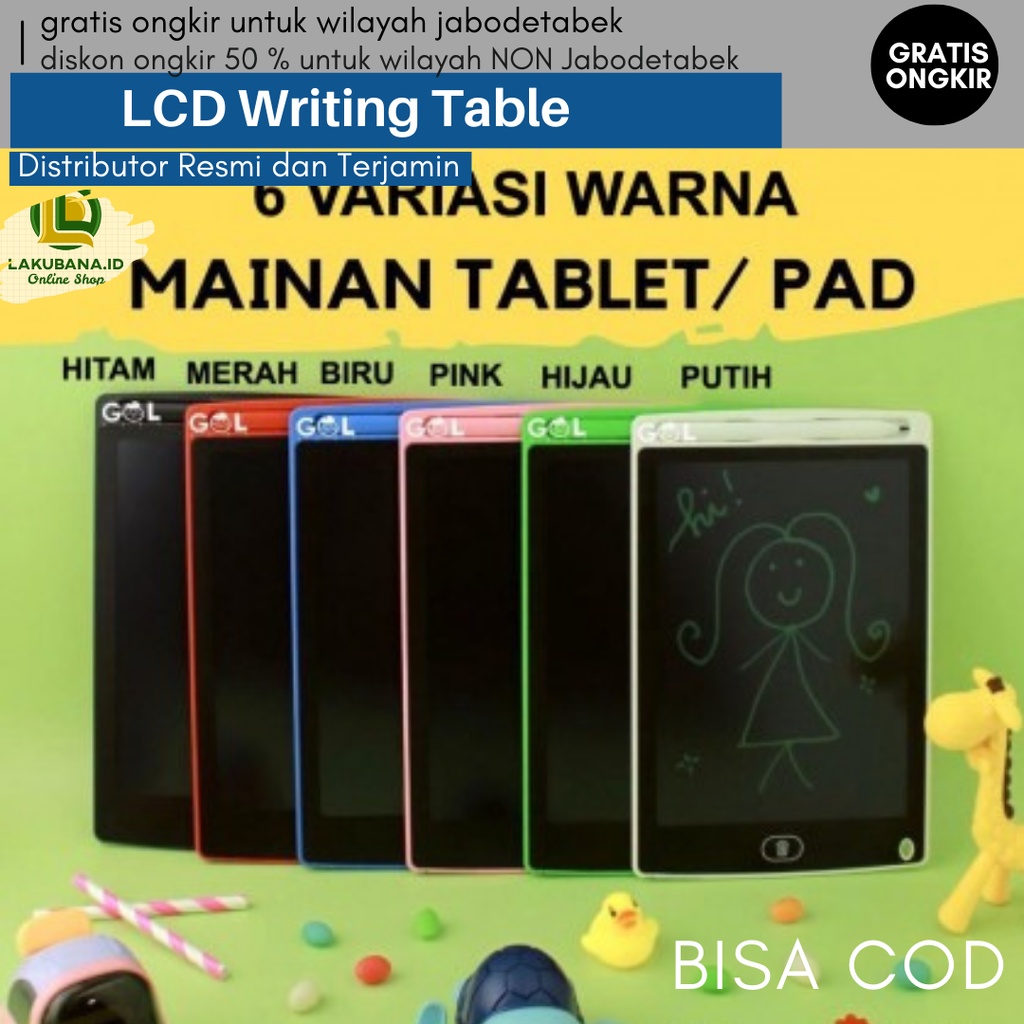 Jual Tablet Gambar Anak Mainan Edukasi LCD Writing Tablet | Shopee ...