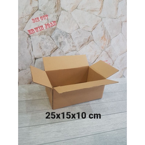 Jual Kardus / Box / uk. 25x15x10 cm / Karton Packing polos baru ST ...