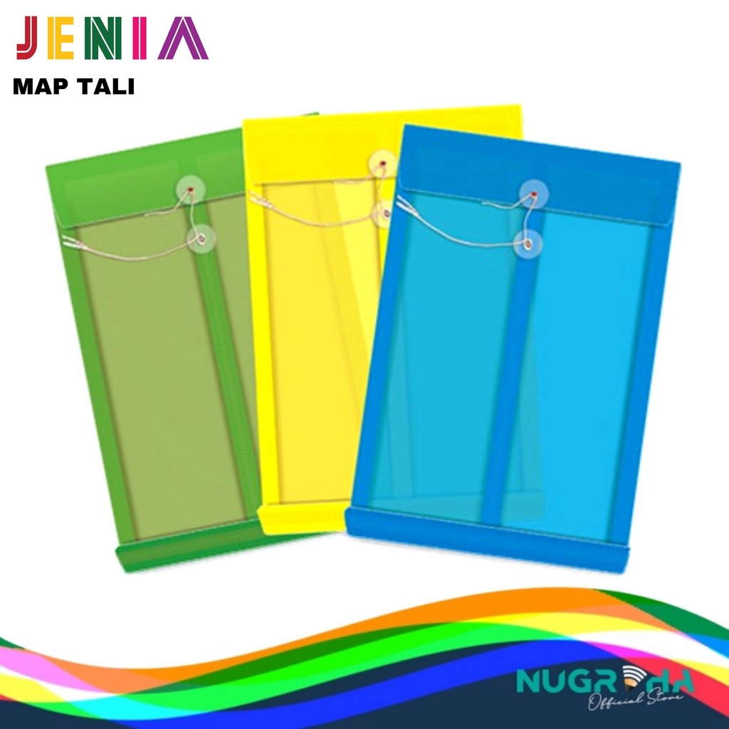 Jual JENIA MAP TALI POLOS WARNA ( 1 LUSIN ) | Shopee Indonesia