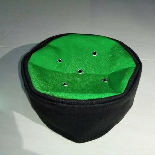 Jual Peci Songkok Kopiah Topi Maiyah CAK NUN - HITAM atas HIJAU- Aneka ...