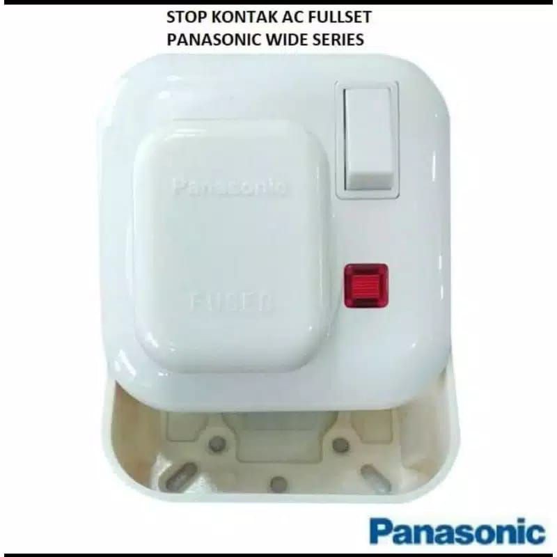 Jual Panasonic stop kontak AC Set WBJ1214w-3k | Shopee Indonesia