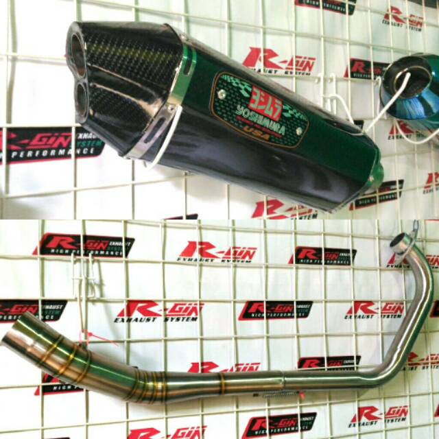 Jual Knalpot Racing Yoshimura R77 Lubang 2 New CBR 150R CBR150 Facelift Lokal K45 Thailand CB150 ...