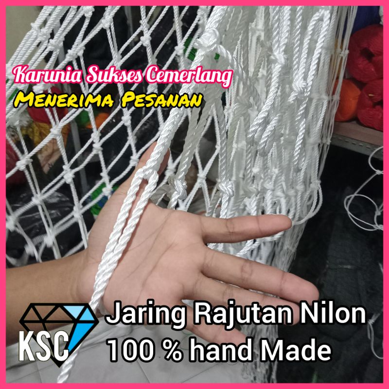 Jual JARING PENGAMAN NILON / JARING RAJUTAN / JARING KONTAINER / JARING ...