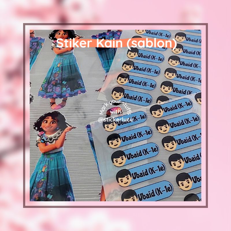 Jual Stiker Kain Iron On (Sablon) | Shopee Indonesia
