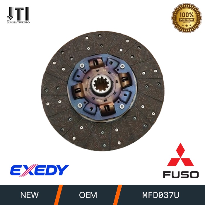 Jual DISC CLUTCH PLAT KOPLING KAMPAS KOPLING 14 FUSO 190 PS FM517 6D16 ...