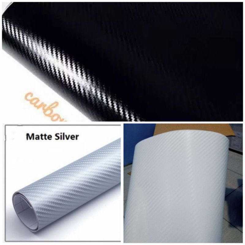 Jual Skotlet sticker carbon 3D harga permeter untuk body mobil motor ...