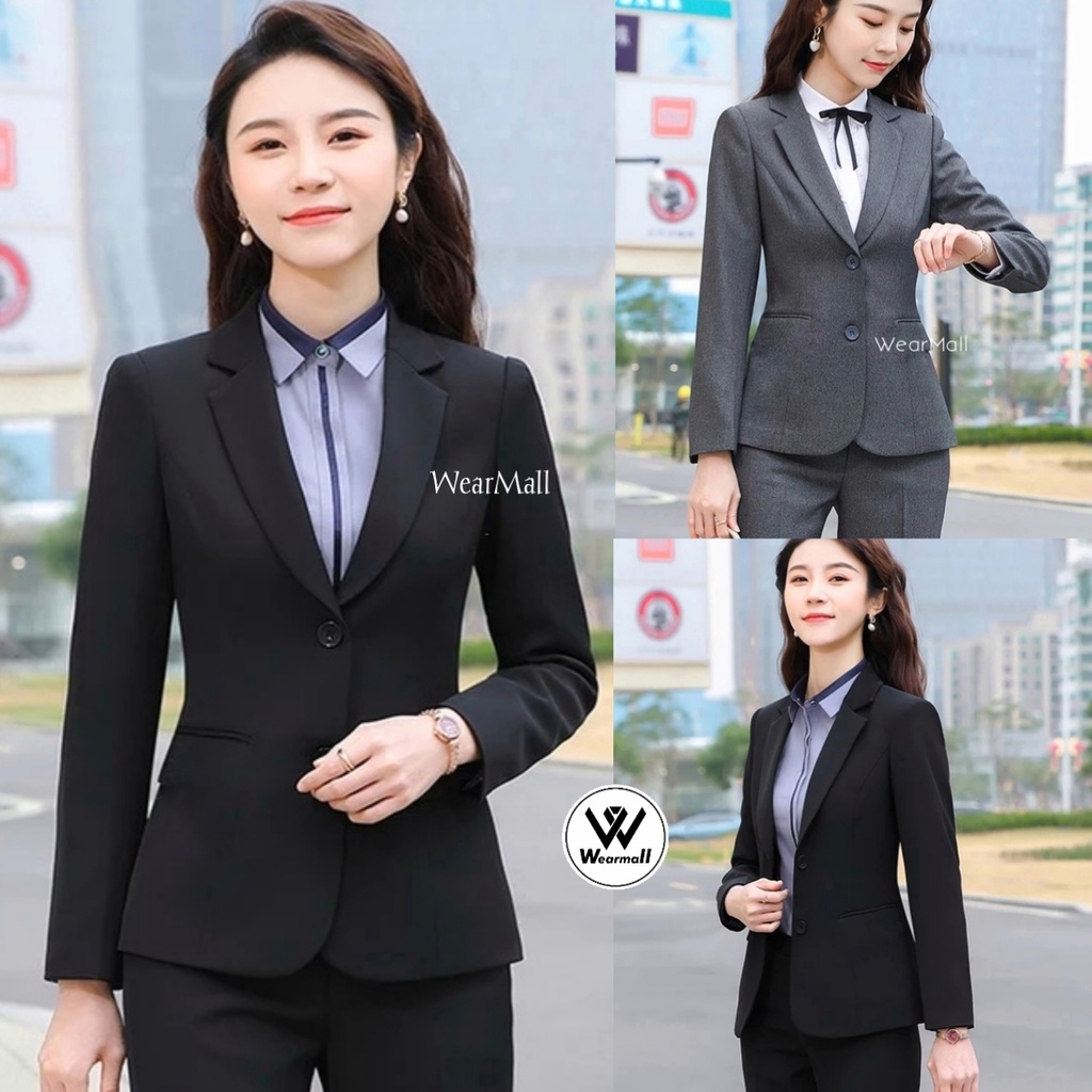 Jual Blazer Formal Wanita│Blazer Kantor Wanita Model Kancing 2 Blazer ...