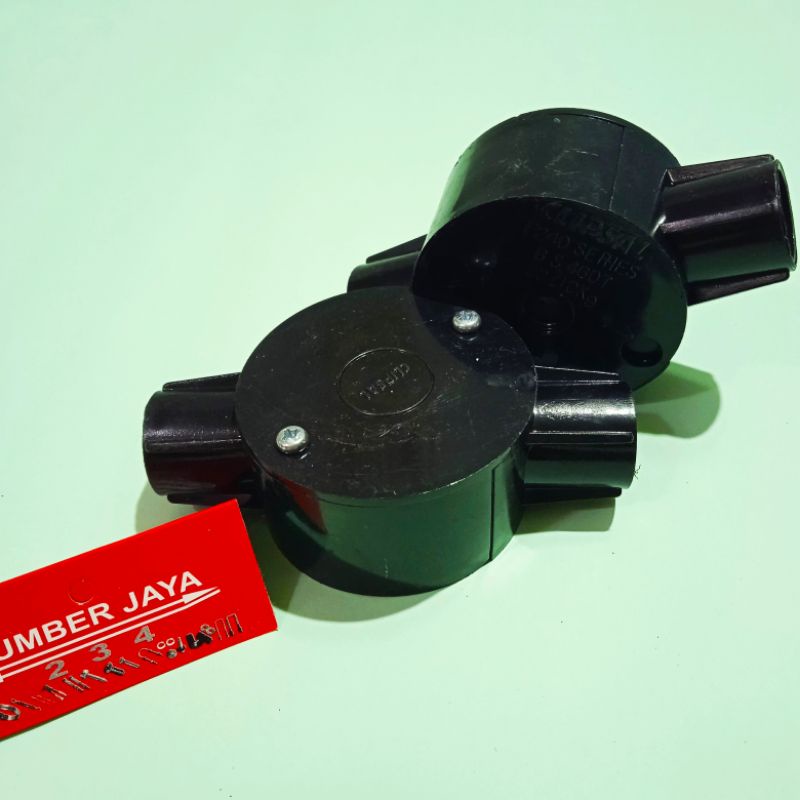 Jual CLIPSAL TDUS Cabang 2 hitam lurus 20mm / T Dos / Tee Dus | Shopee ...