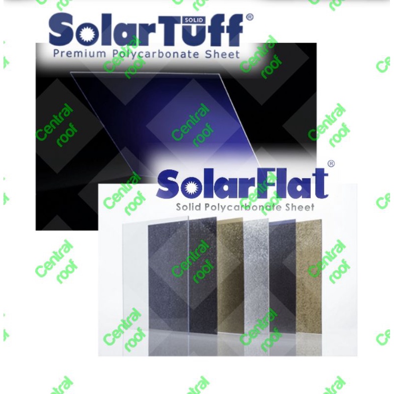 Jual Atap Solarflat 3mm Solartuff Solid | Shopee Indonesia