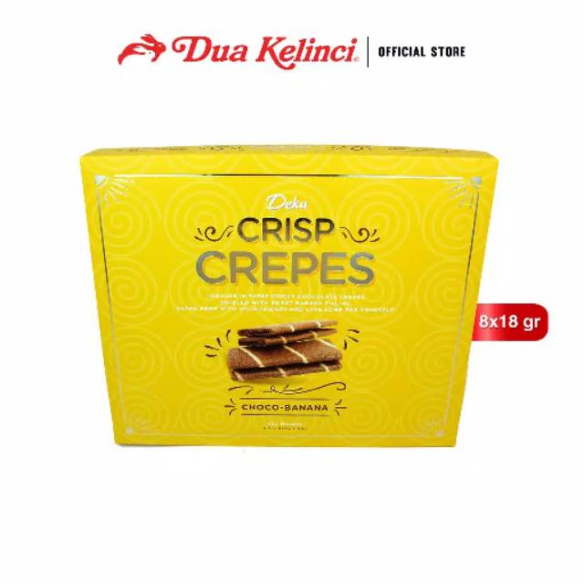 Jual Biskuit wafer Deka crepes crisp wafer crepes renyah Dua Kelinci ...