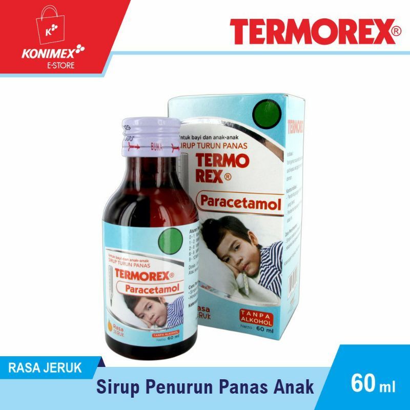 Jual Termorex Drop / Termorex syr 30mL & 60mL (ParacetamoL syr) Obat ...