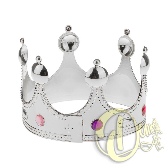 Jual anak-mahkota- mahkota raja silver / mahkota raja bulat / crown ...