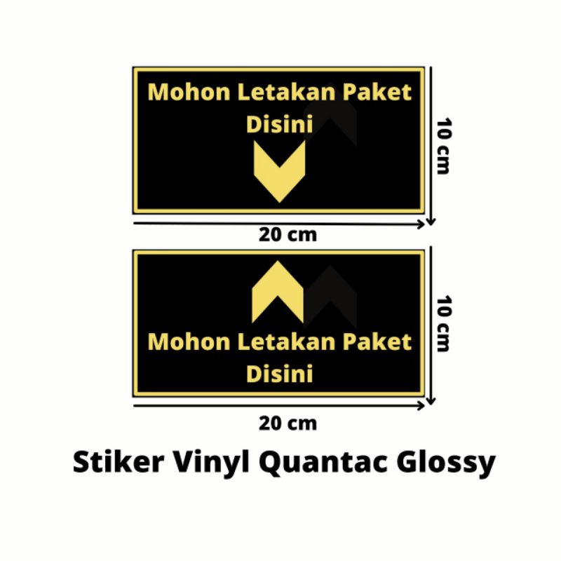 Jual Stiker paket barang|sticker sign letakan paket|stiker taruh paket ...