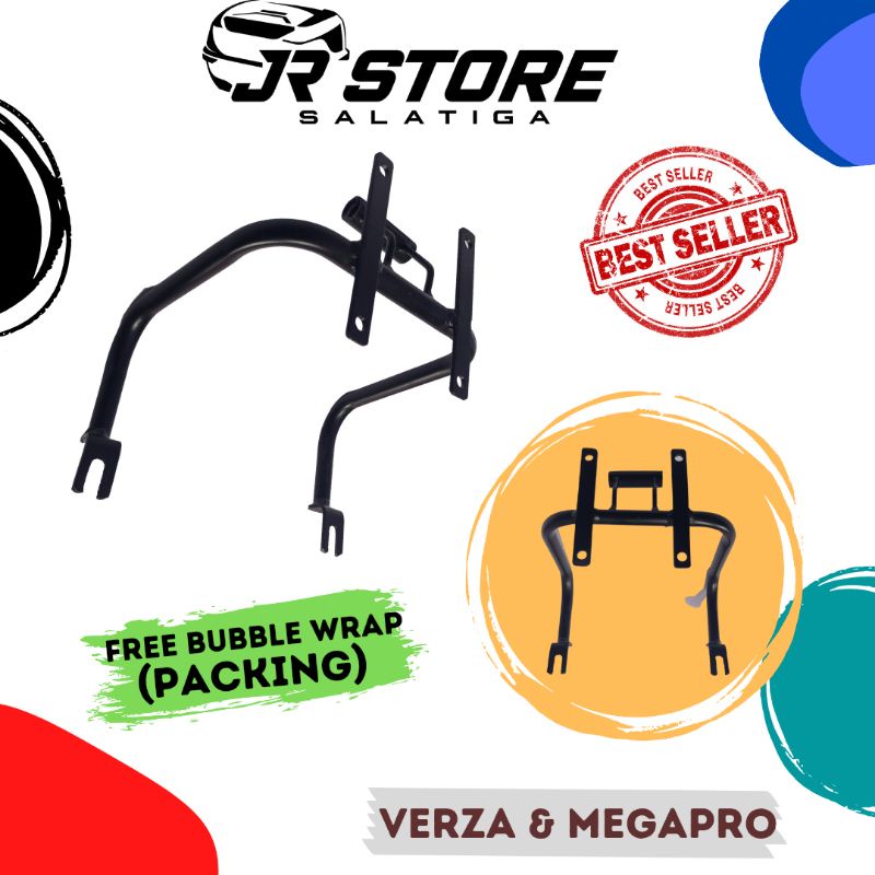 Jual BRACKET WINDSHIELD VISOR HONDA VERZA dan NEW MEGAPRO (MP MONOSHOCK ...