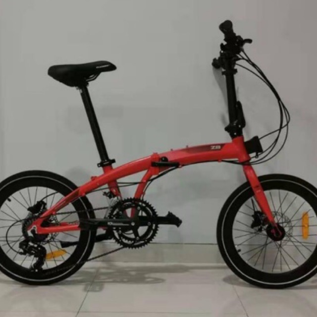 Jual Sepeda Lipat 20 Ecosmo Z8 2x8speed hidrolic | Shopee Indonesia