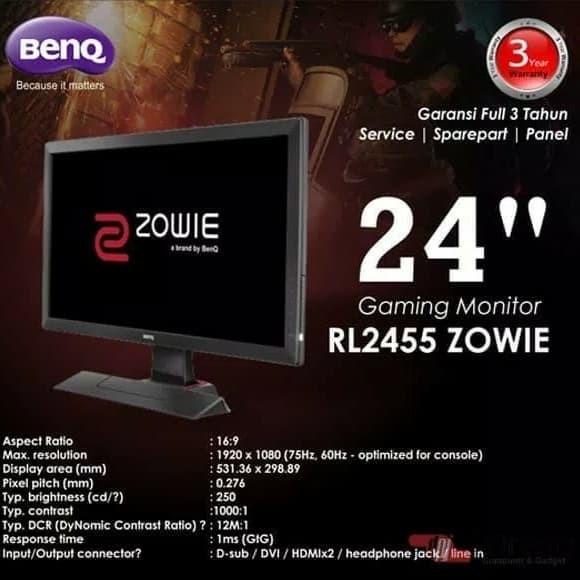 Jual BenQ ZOWIE RL2455 24" Console E-Sports Full HD Gaming Monitor ...