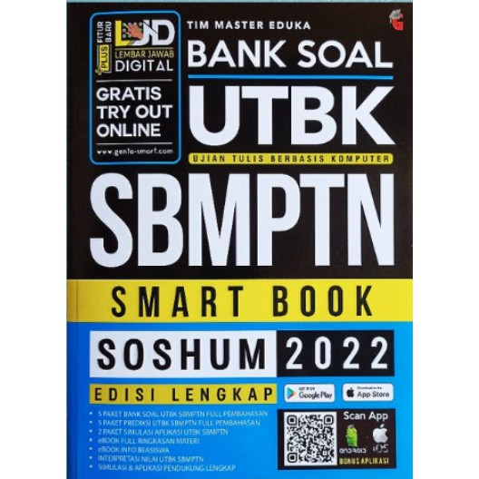 Jual Buku Bank Soal Utbk Sbmptn Smart Book Soshum 2022 Shopee Indonesia