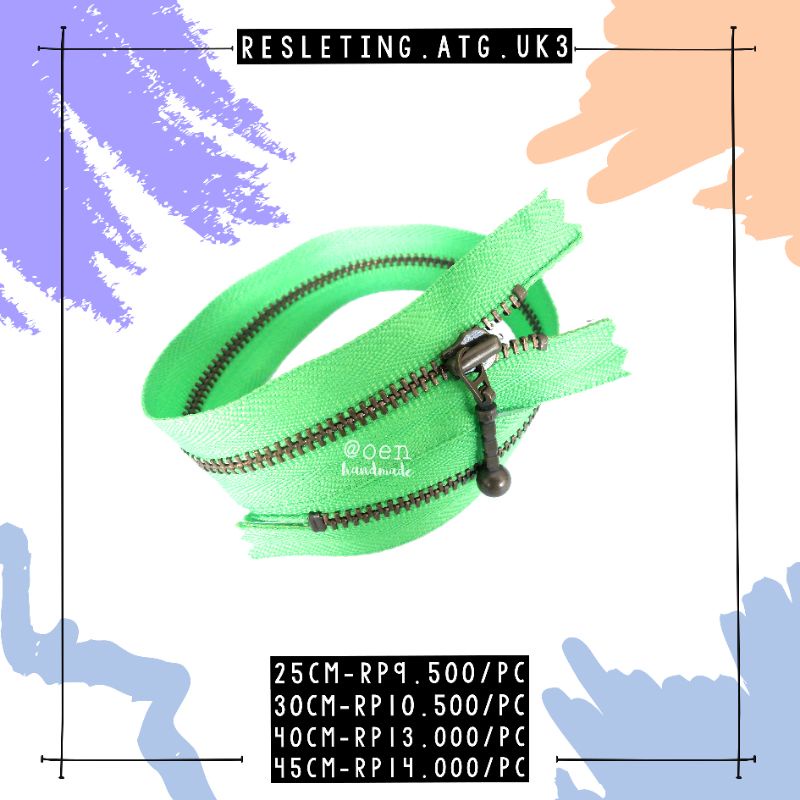 Jual Resleting ATG YKK 30cm | Shopee Indonesia